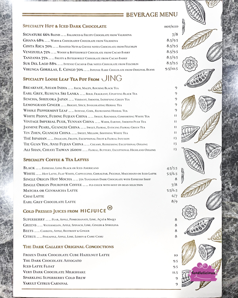 The Dark Gallery Menu, Great World-The Dark Gallery, Great World-1 – oo ...