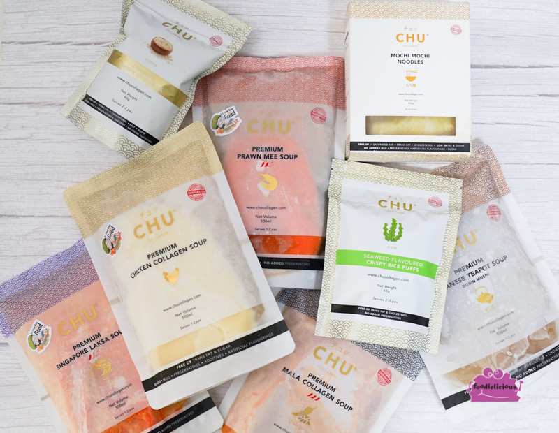 CHU Collagen Soup Base, Rice Puffs, Noodles (Review)-2 | oo-foodielicious