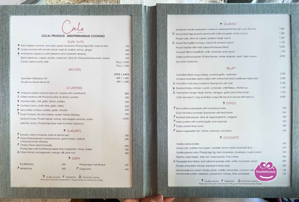 Cielo at Trisara, Phuket – Mediterranean Restaurant by the Beach – oo ...
