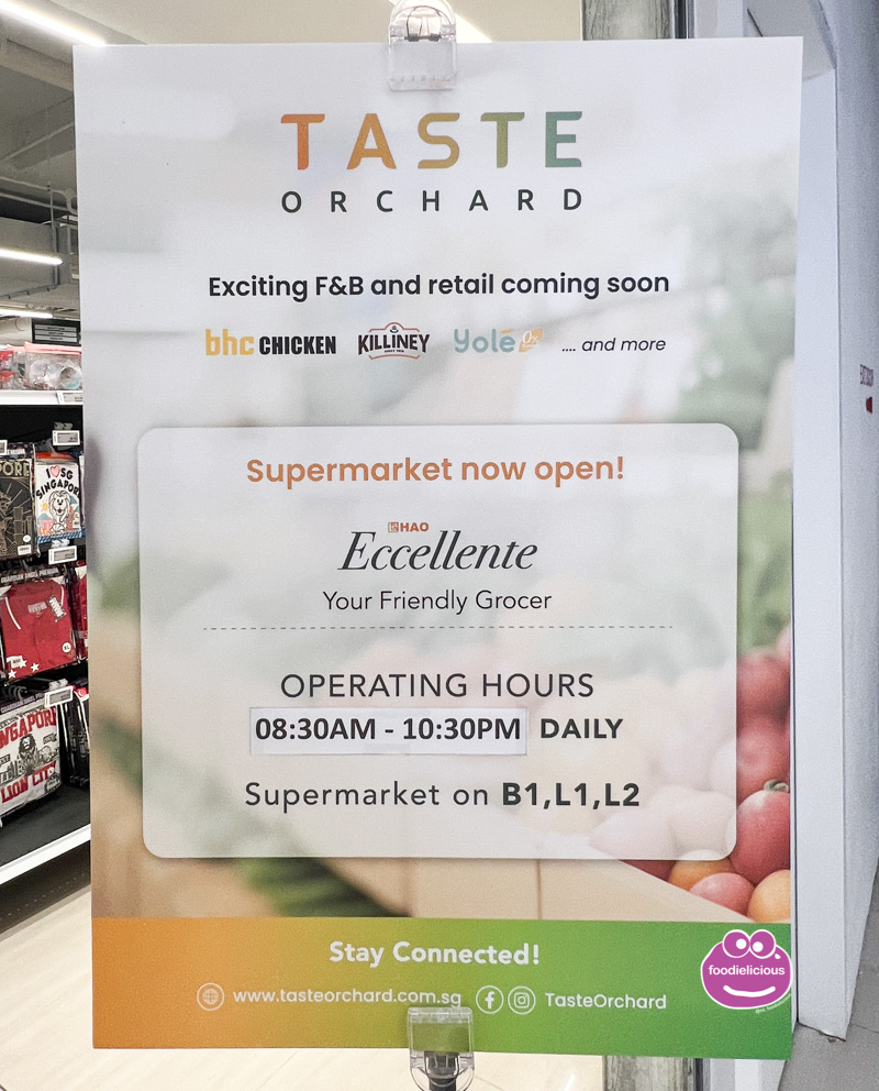 Taste Orchard Mall Guide – Eccellente by HAO mart, BHC Chicken, Yole ...