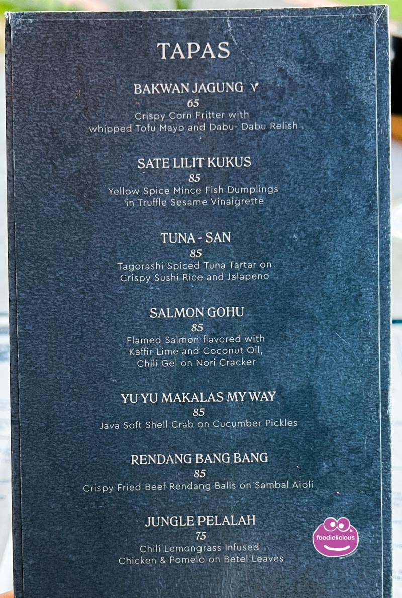 Ikan Restaurant & Bar, The Westin Resort Nusa Dua Menu – oo-foodielicious