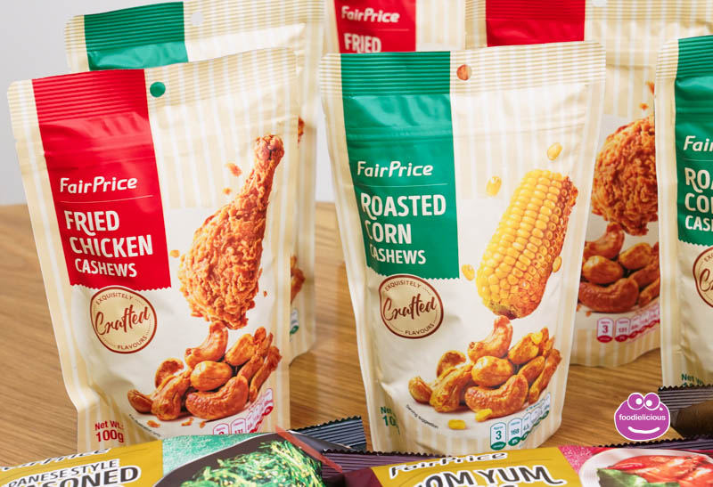 FairPrice Cashew Nuts in Fried Chicken and Roasted Corn Flavours – oo ...