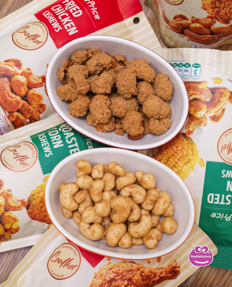 FairPrice Cashew Nuts in Fried Chicken and Roasted Corn Flavours – oo ...