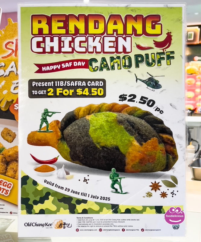 Old Chang Kee Rendang Chicken Camo Puff – oo-foodielicious